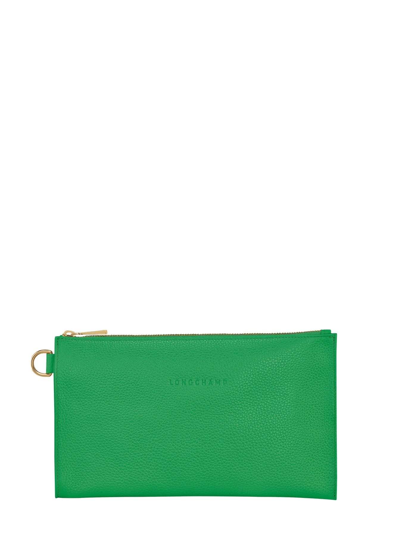 NEW LOT LONGCHAMP LE FOULONNE LEATHER COIN POUCH SILK