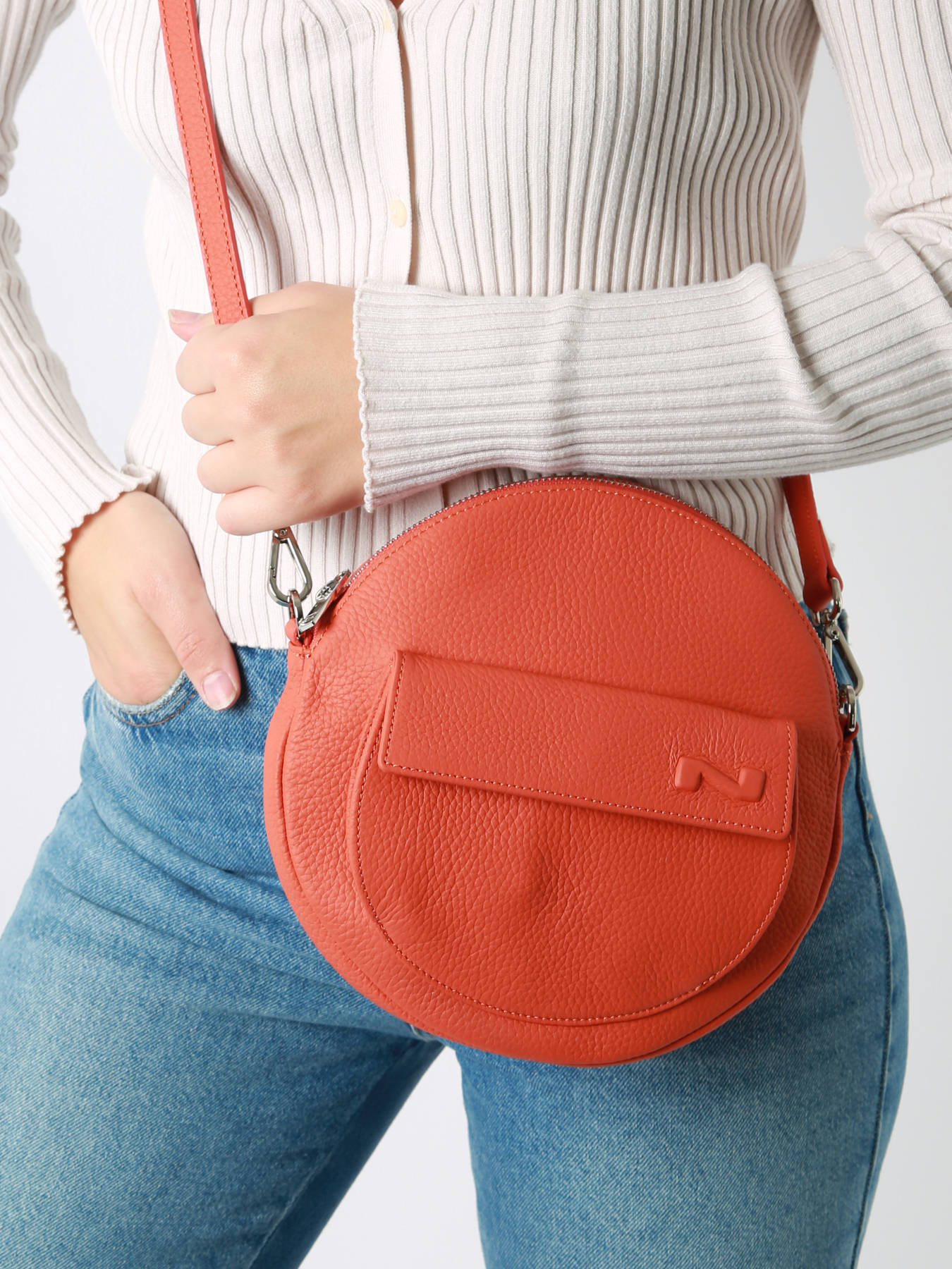 Sac bandoulière Nathan Baume DORINE POCKET hot sienna en vente au ...