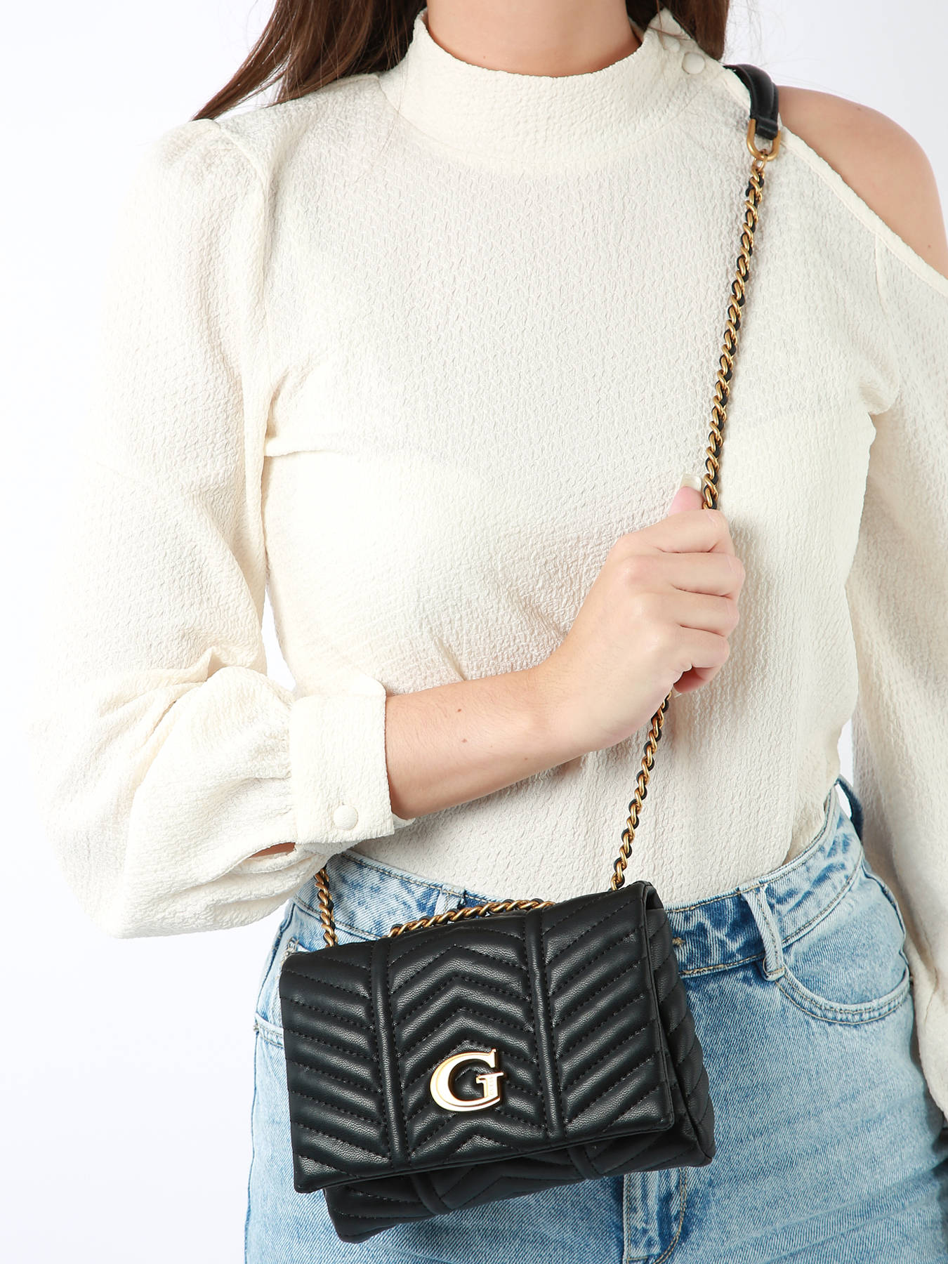 Guess Crossbody bag GRACELYNN HOBO - best prices