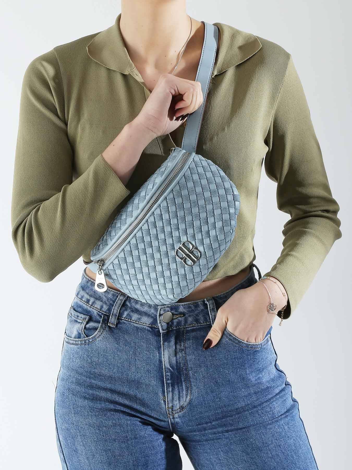 Sac banane Laurent David TESSA light blue en vente au meilleur prix