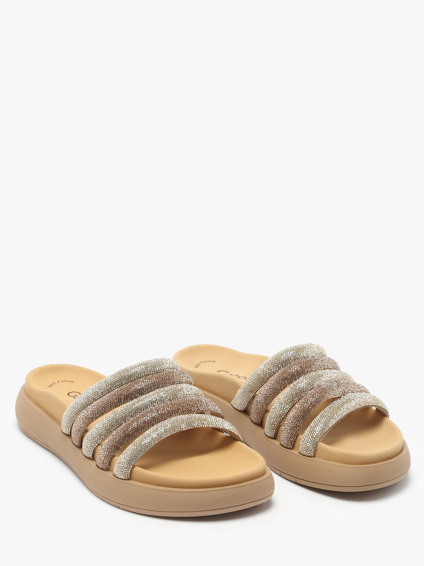 Mules et sabots Gabor 63.752.82 platino en vente au meilleur prix