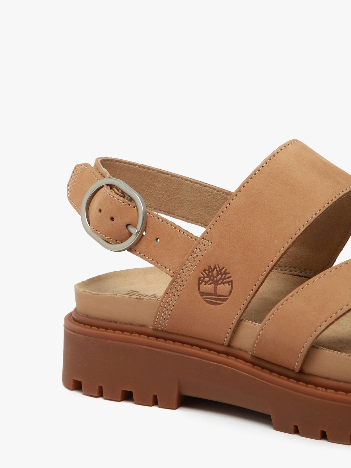 Sandales/nu-pieds Timberland Clairemont Way BACKS medium beige nubuck ...
