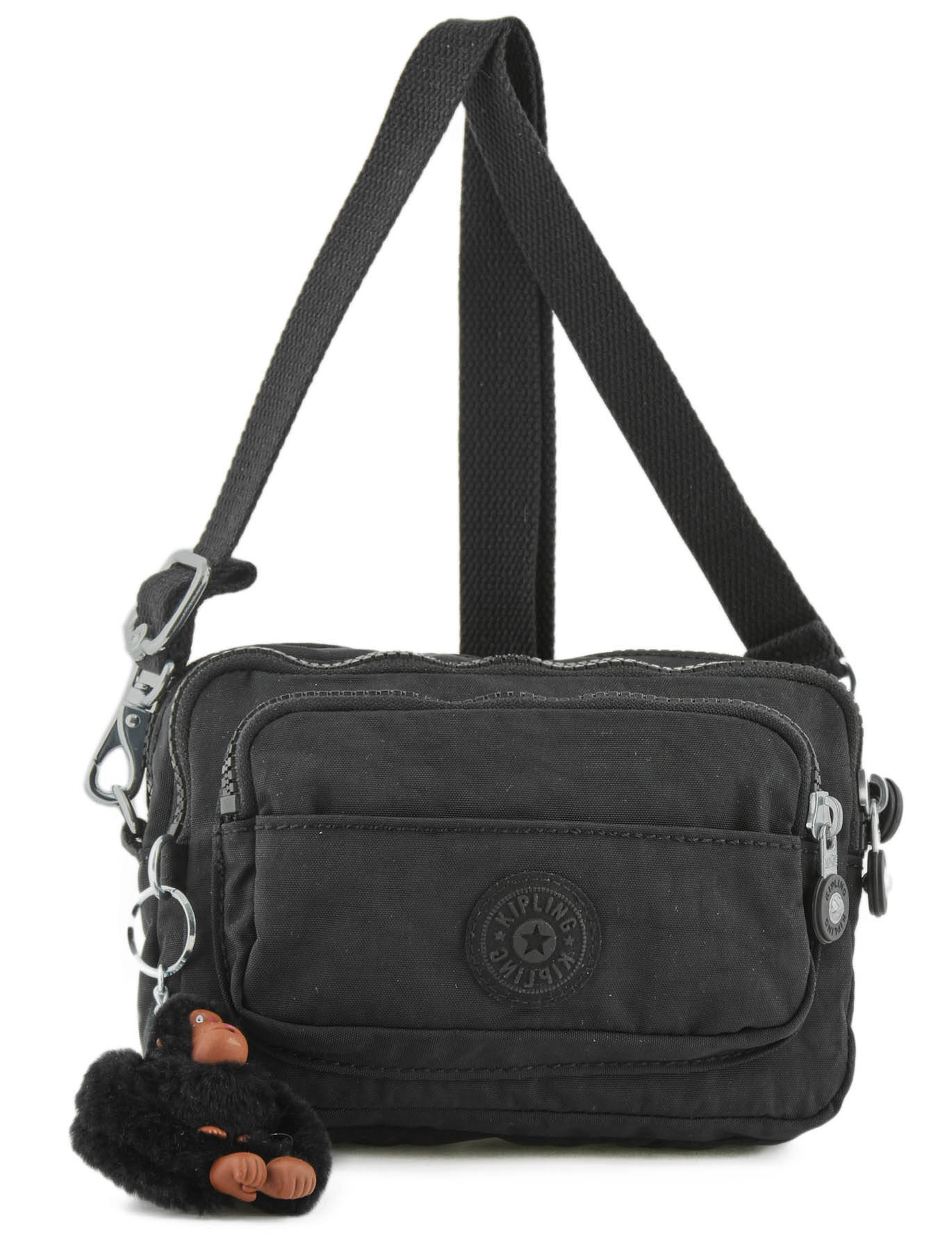 Sac bandoulière Kipling MULTIPLE.B true black sur edisac.com