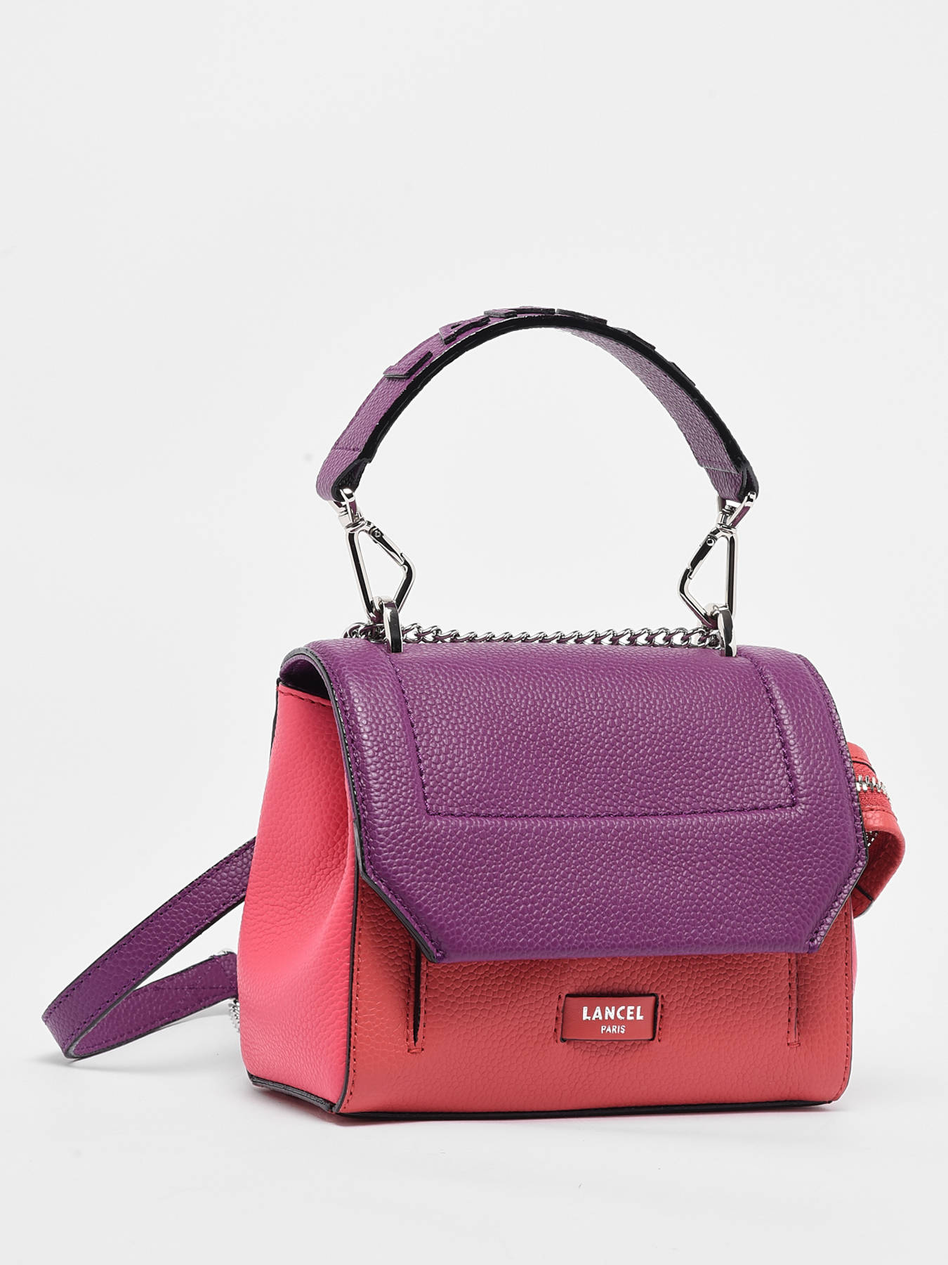 Sac bandoulière Lancel NINON S mco cardinal en vente au meilleur prix